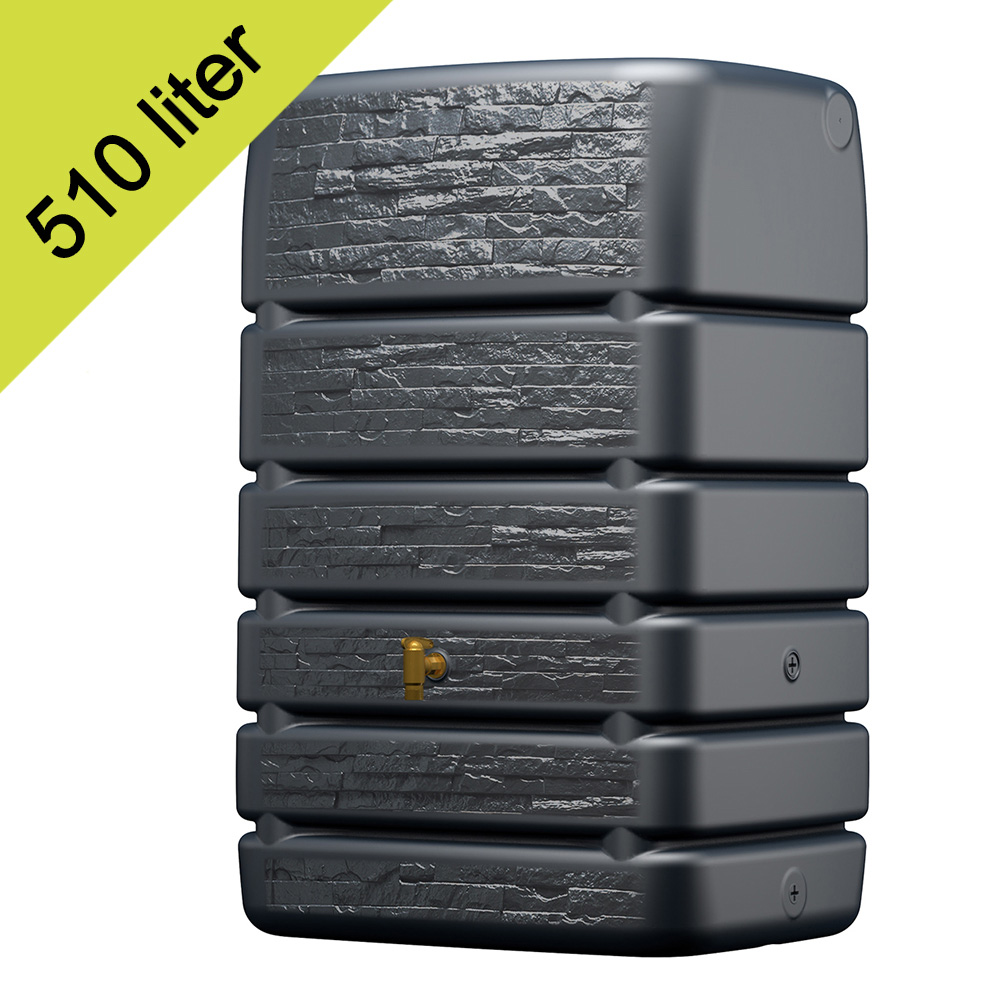 SLIM wandtank 510L Stone grafiet K - Regentonnen - Meuwissen Agro