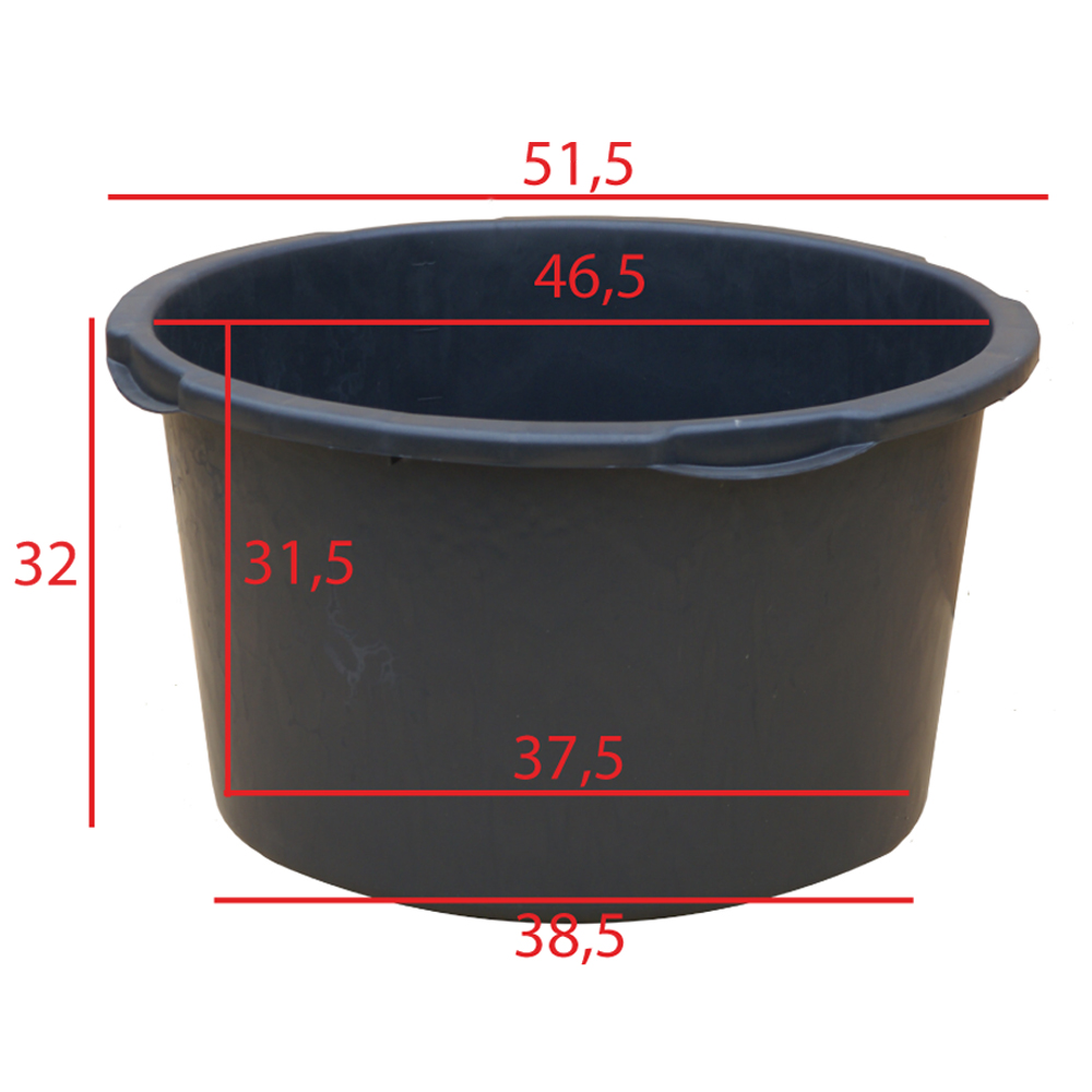 Kuip 45 liter ø 53 cm - Kuipen - Meuwissen Agro