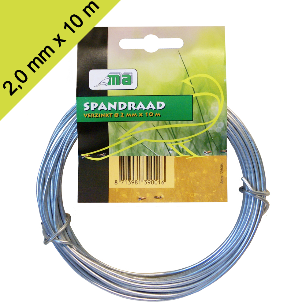 Spandraad verz ø 2mm x 10m - Spandraden - Meuwissen Agro